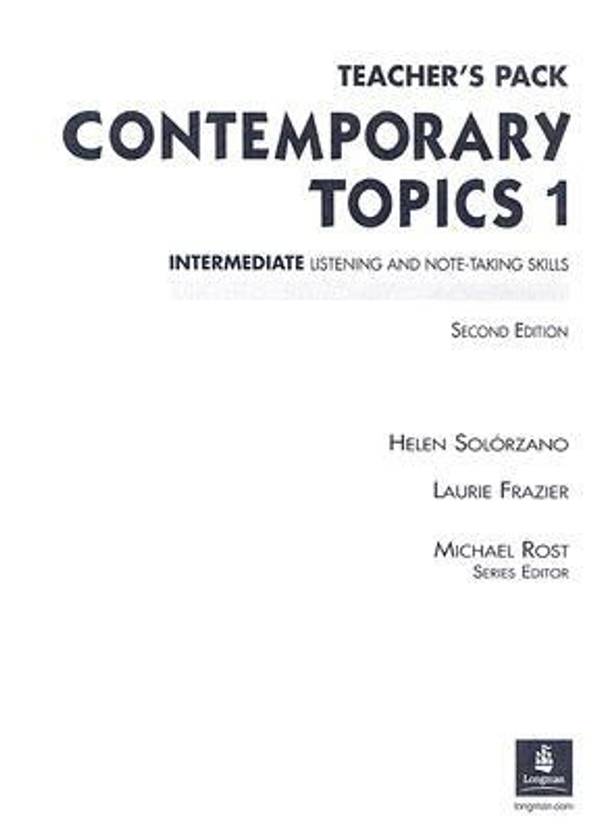Contemporary Topics Teacher's Pack: Buy Contemporary Topics Teacher's ...