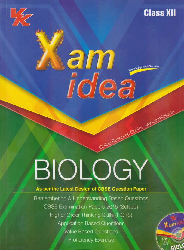Xam Idea Biology for Class - 12 (With CD): Buy Xam Idea Biology for ...