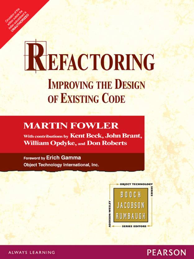 Refactoring : Improving the Design of Existing Code: Buy Refactoring ...