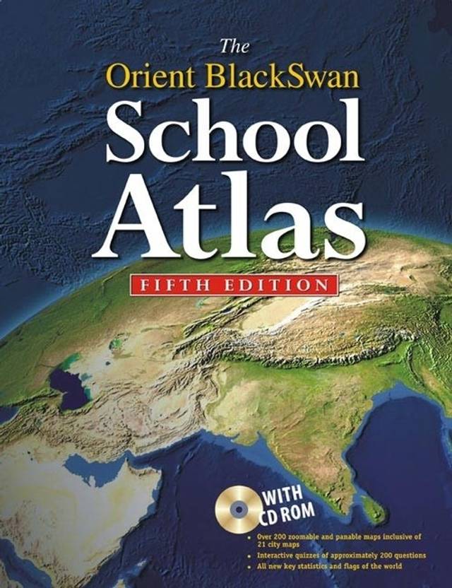 The Orient BlackSwan School Atlas (With CD-ROM) 5th Edition - Buy The ...