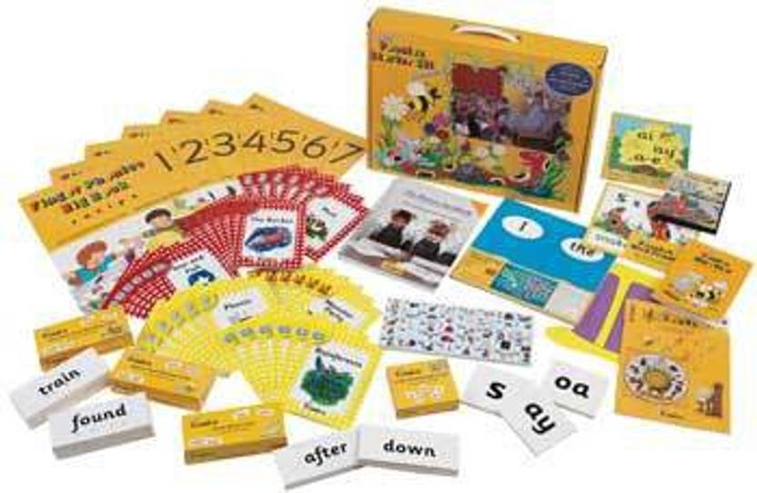 Teach child how to read: Jolly Phonics Readers Level 1 Complete Set