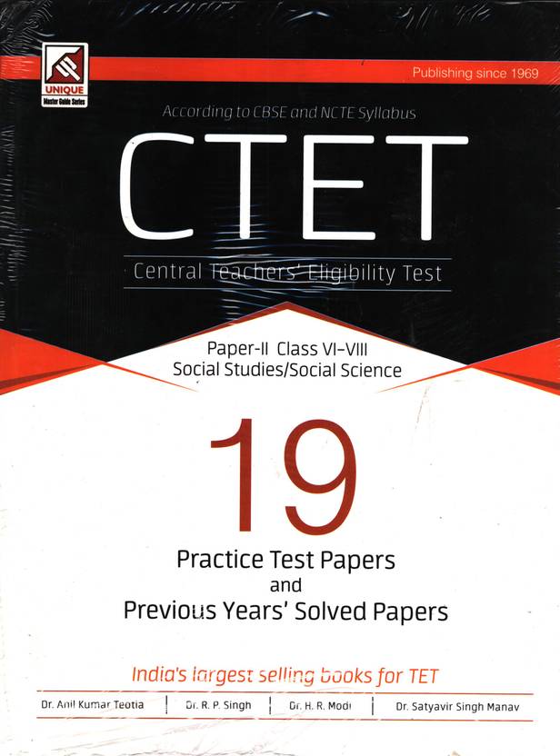 CTET Social Studies / Social Science (Paper - 2) (Class 6 - 8) - 19 ... CTET Social Studies / Social Science (Paper - 2) (Class 6 - 8) - 19 ...