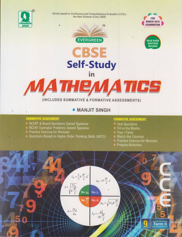 Evergreen CBSE Self - Study in Mathematics Class-9 Term-2 : Includes ...