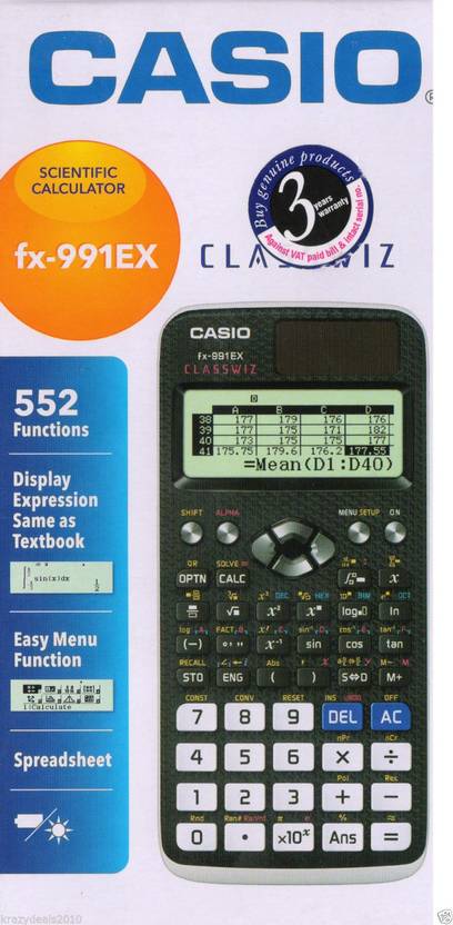 Flipkart.com | CASIO CASIO FX-991EX FX 991 EX Scientific Calculator ...