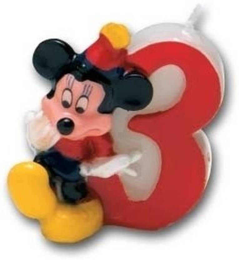 DISNEY Number 3 Disney Numeral Candle Price in India - Buy DISNEY ...