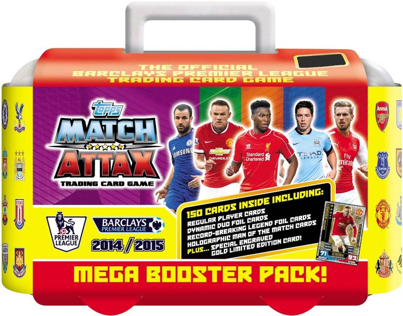 Topps Match Attax Mega Booster Pack - Match Attax Mega Booster Pack ...