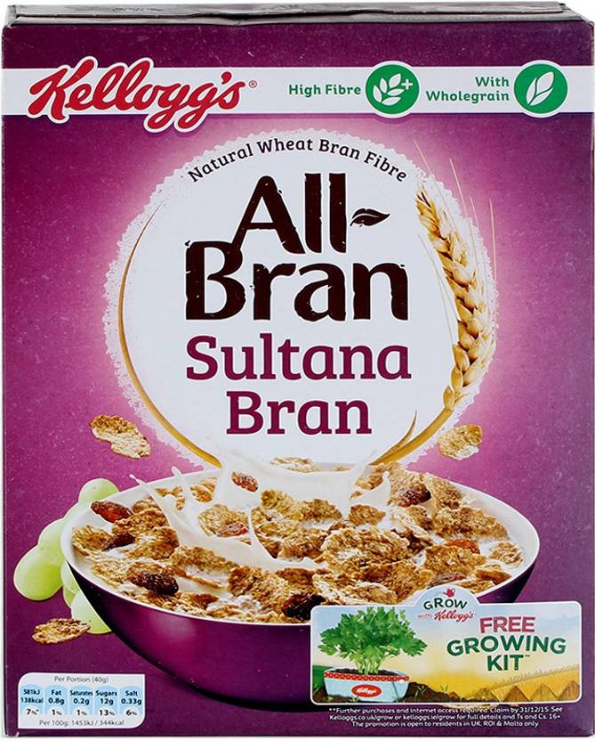 Kellog's All Bran Sultana Box Price in India - Buy Kellog's All Bran ...