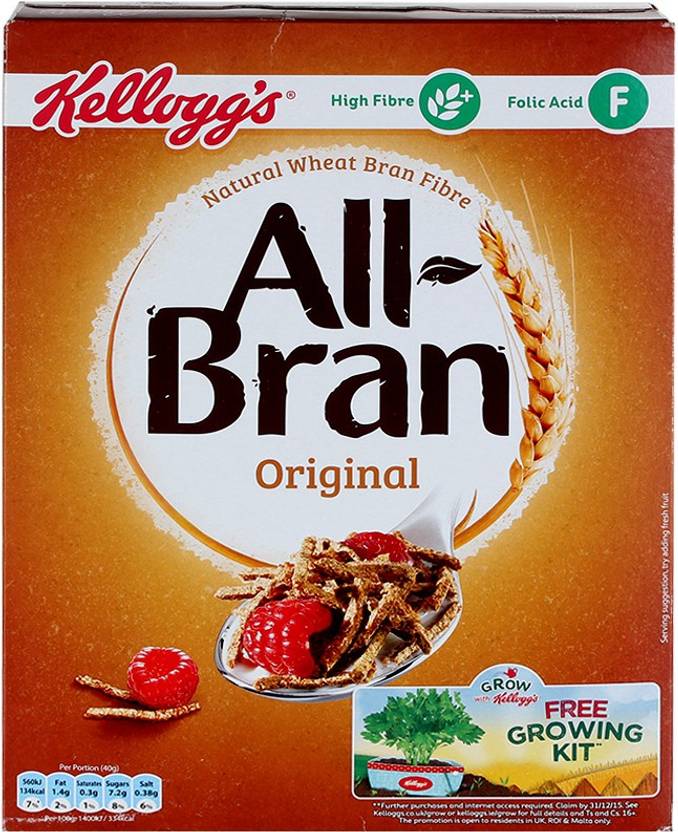 Kellog's All Bran Original Box Price in India - Buy Kellog's All Bran ...