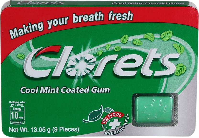 Clorets Cool Coated Mint Chewing Gum Price in India - Buy Clorets Cool ...