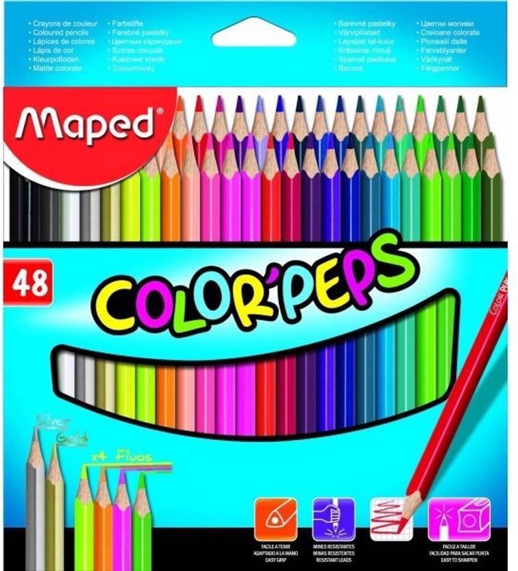 Flipkart.com | Maped Colorpeps Triangular Shaped Color Pencils