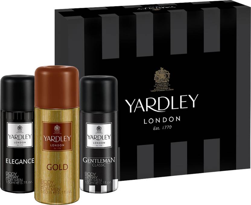 Yardley london Assorted Men Body Spray Tri Pack Combo Set: Buy Yardley ...