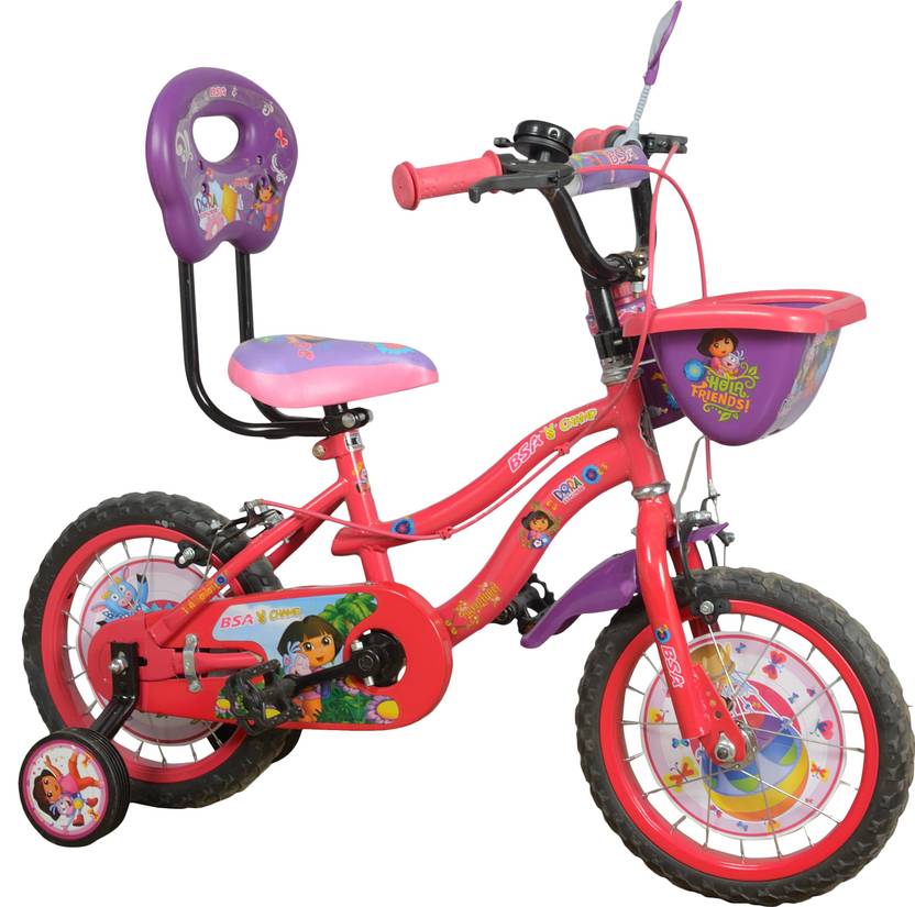 BSA Dora 14 Inches Pink 14 T Recreation Cycle Price in India - Buy BSA ...