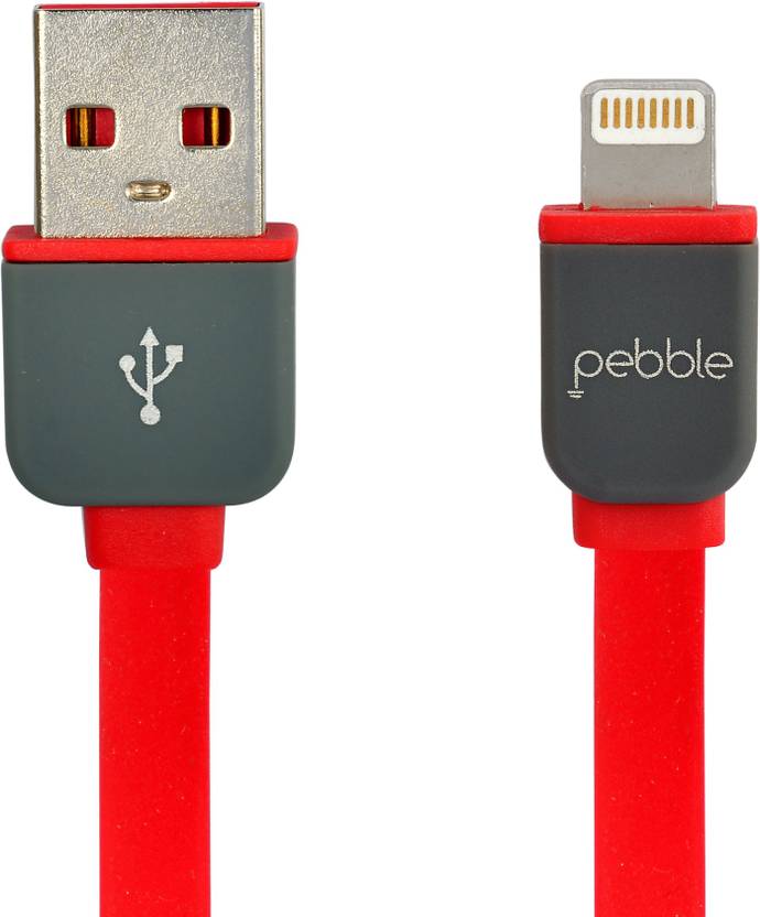 Pebble Lightning Cable 1 m Copper Braiding Charge And Sync Cable PUCL10 ...