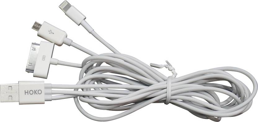 Hoko 3 IN 1 Ultra Fast USB Charging cable for Nokia E63 (Micro USB ...