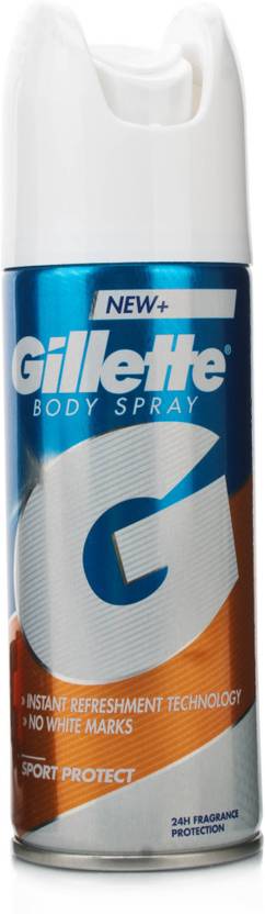 GILLETTE Sport Protect Body Spray 150ml Deodorant Spray - For Men ...