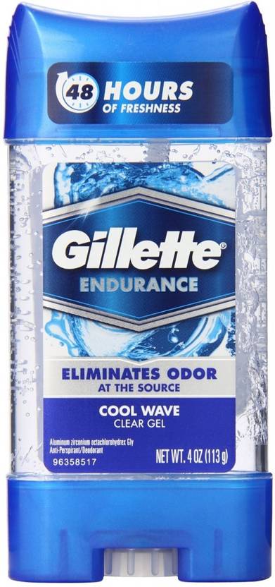 GILLETTE Cool Wave Clear Gel Deodorant Stick - For Men - Price in India ...