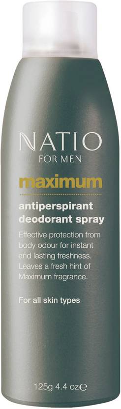 NATIO For Men Maximum Antiperspirant Deodorant Spray - For Men - Price ...