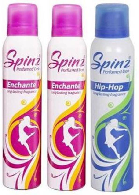 Spinz Enchante and HipHop Deodorant Spray - For Women - Price in India ...