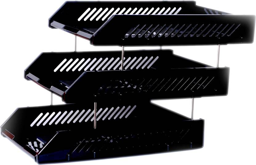 Flipkart.com | Chrome Multipurpose Trays 3 Compartments Plastic ...