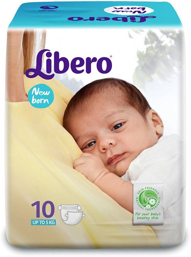 Libero New Born - Buy 10 LIBERO Disposable Diapers for Newborn baby ...