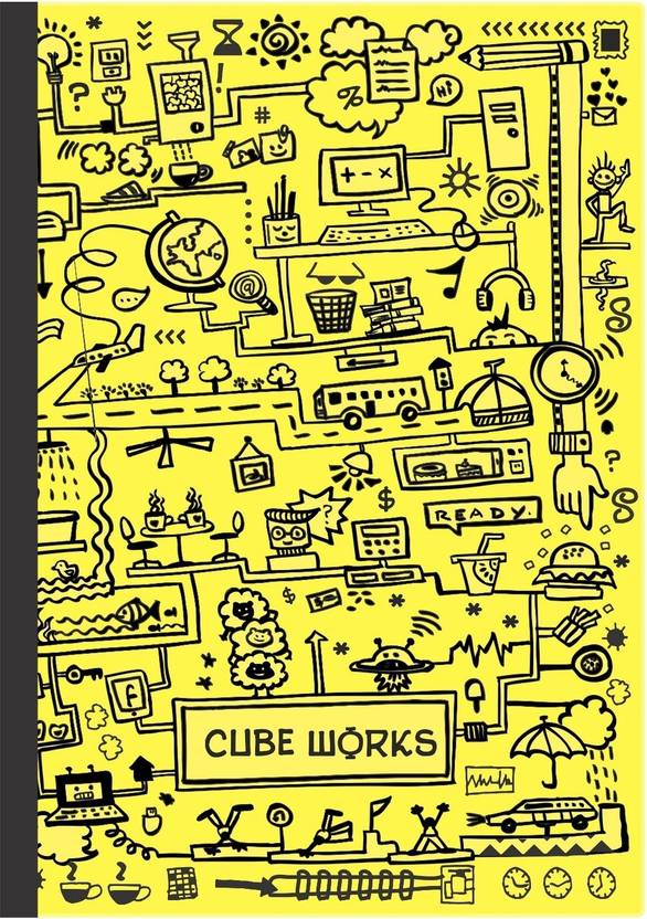 matrikas Cube Works A5 Notebook Single Ruled 160 Pages Price in India ...