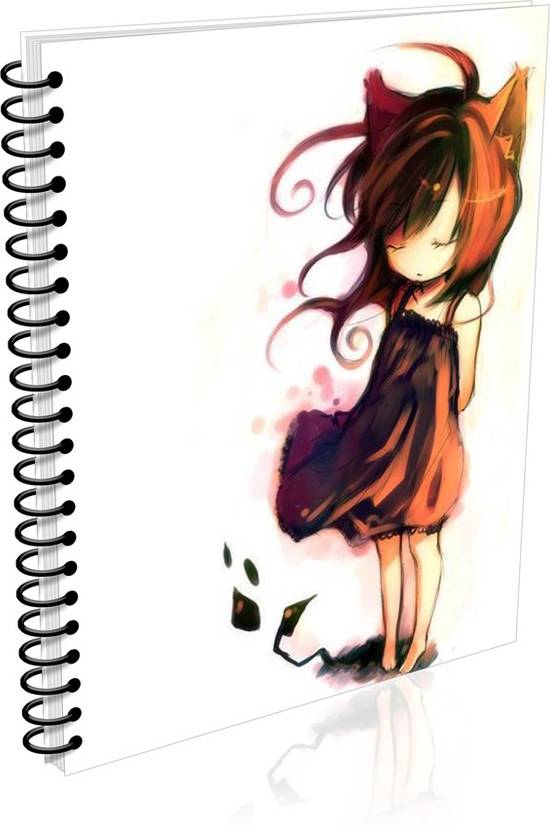 VenTechno Anime A5 - Diary (Spiral Bound) A5 Diary Unruled 180 Pages ...