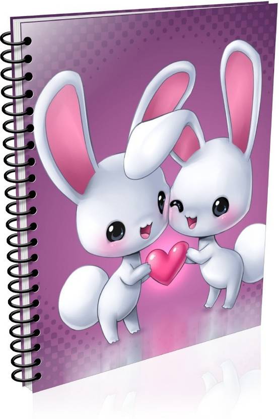 VenTechno Cute A5 - Diary (Spiral Bound) A5 Diary Unruled 180 Pages ...