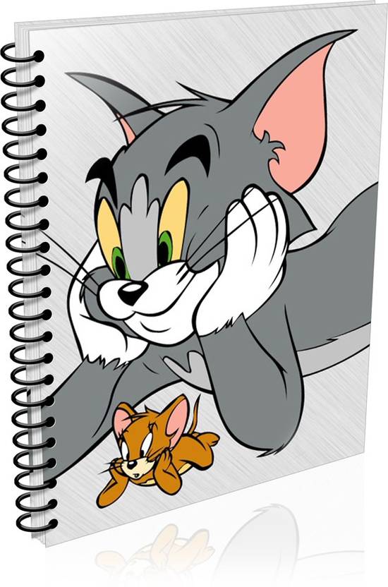 VenTechno Tom & Jerry A5 - Diary (Spiral Bound) A5 Diary Unruled 180 ...