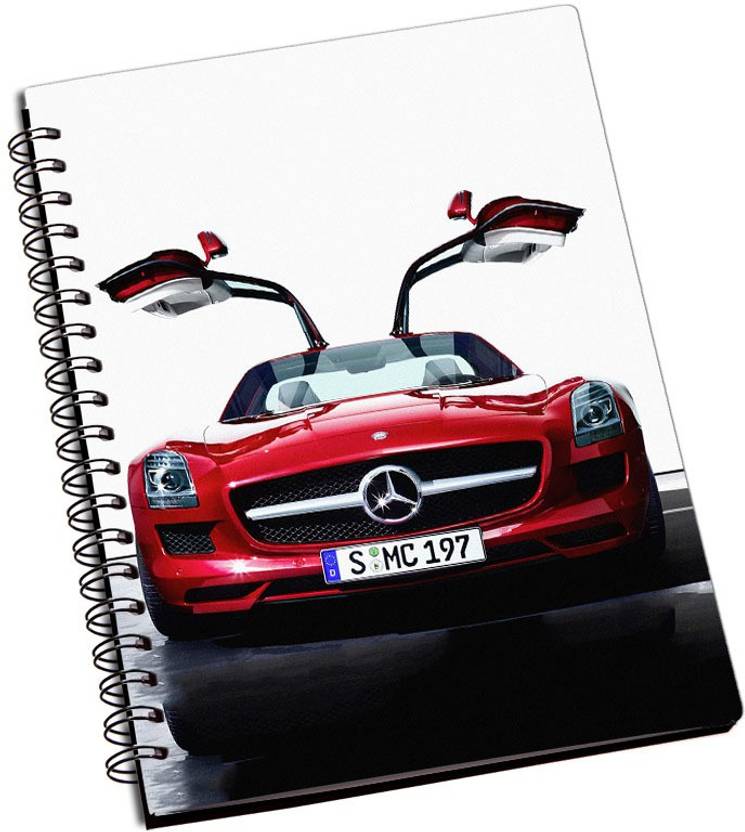 Elvish Mercedes benz sls amg A5 Notebook Ruled 200 Pages Price in India ...