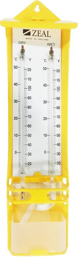 ZEAL WET & DRY BULB HYGROMETER P2501 ANALOG Thermometer - ZEAL ...