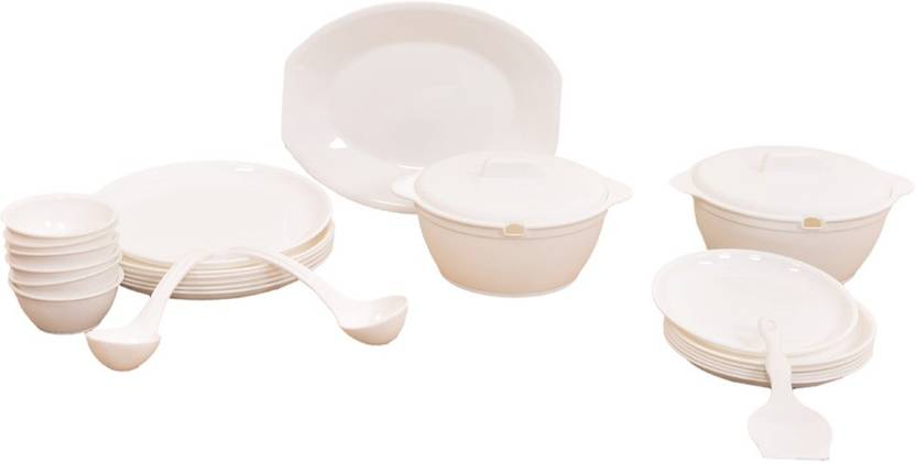 JOY HOME Pack of 24 PP (Polypropylene) Dinner Set Price in India - Buy ...