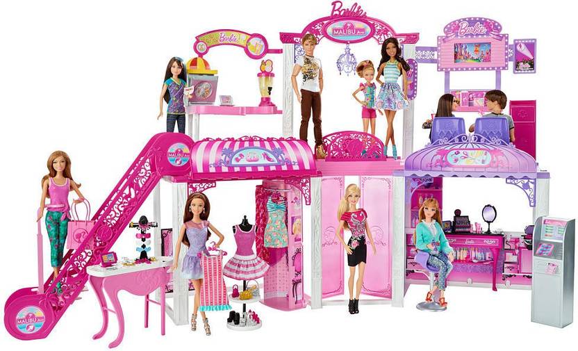 BARBIE Shopping Mall Playset - Shopping Mall Playset . Buy Barbie toys ...