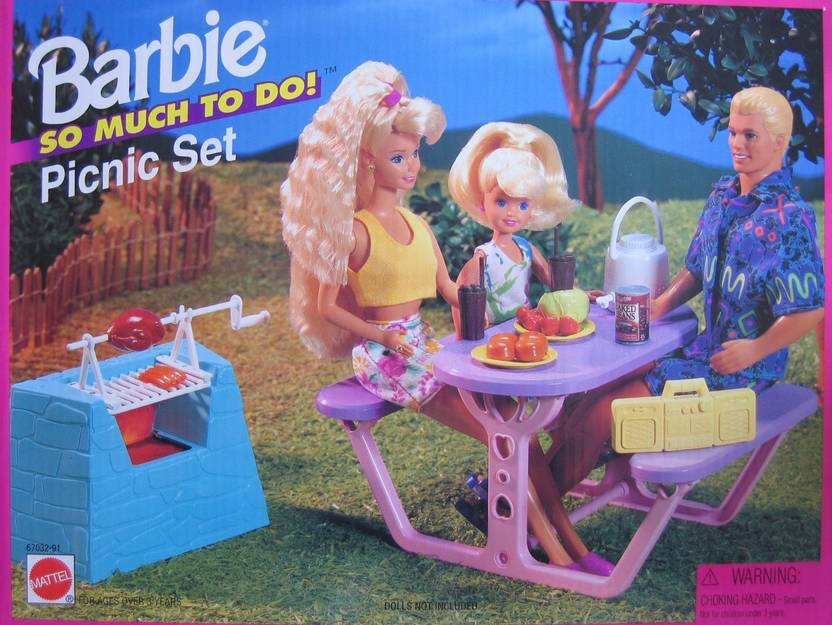 BARBIE So Much To Do PICNIC Set w Barbecue & MORE - So Much To Do ...