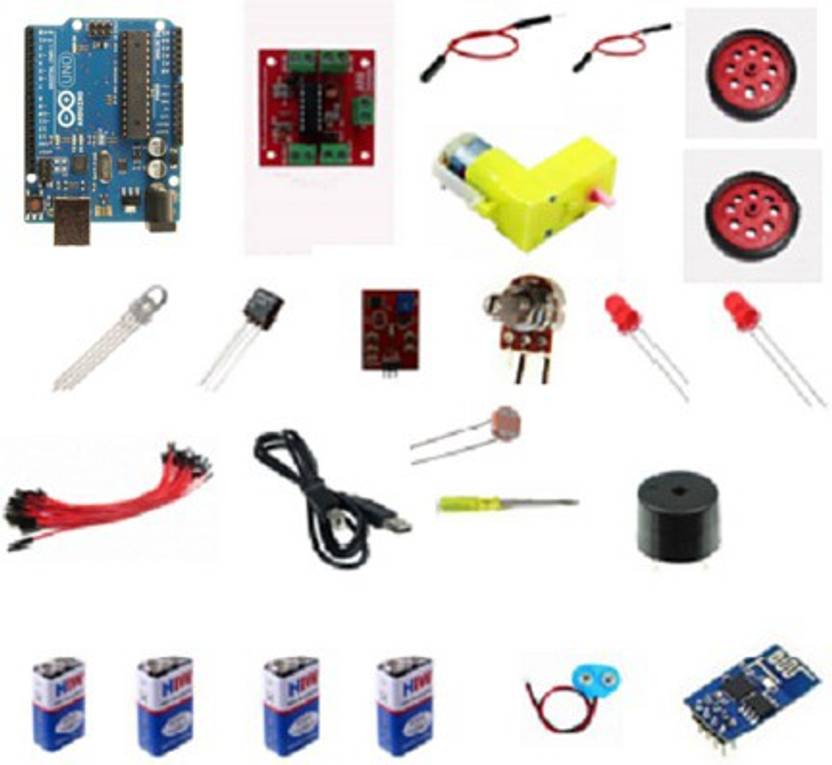 Robokart IoT starter kit with Arduino Uno Automotive Electronic Hobby ...