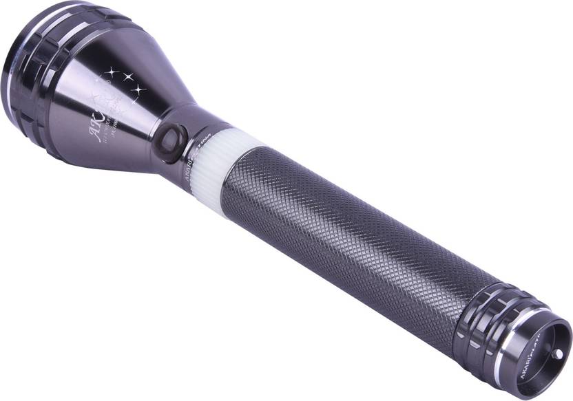 AKARI Akari Platina Rechargeable CREE Metal Flashlight 600 Meter Range ...