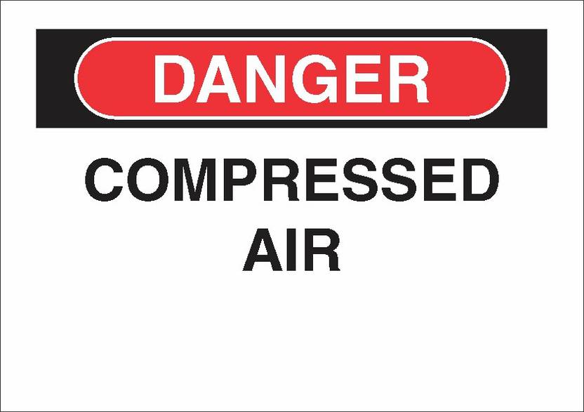 Just Signs COMPRESSED AIR Emergency Sign Price in India - Buy Just ...