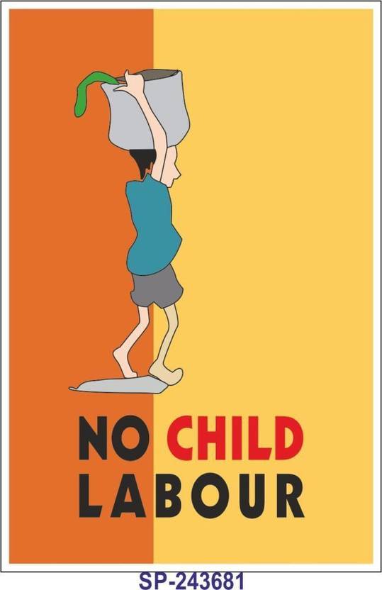 SignageShop No child labour Poster Emergency Sign Price in India - Buy ...