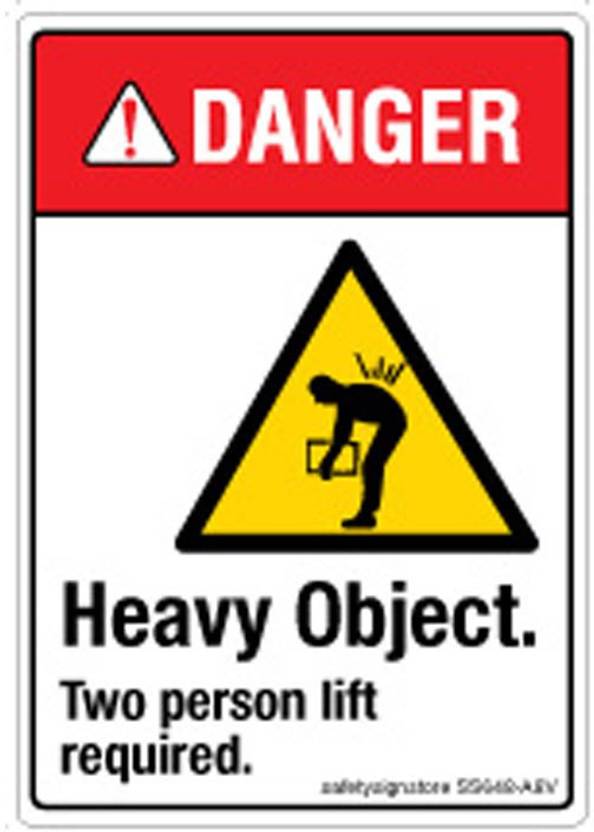 Safety Sign Store Caution: Heavy Objects Emergency Sign Price in India ...