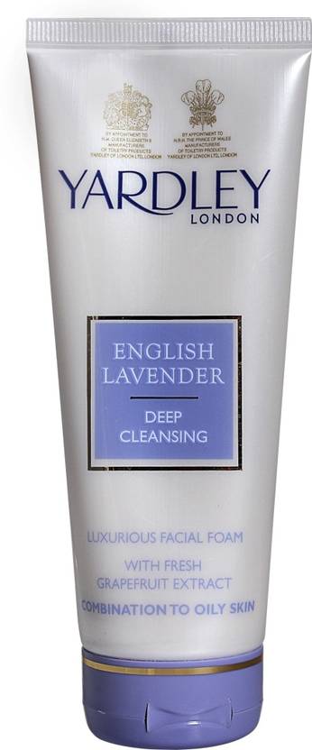 Yardley London English Lavender Deep Cleansing Facial Foam Face Wash ...