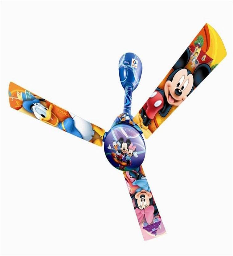 Bajaj Disney 1200 mm Mickey Mouse & Friends 3 Blade Ceiling Fan Price ...