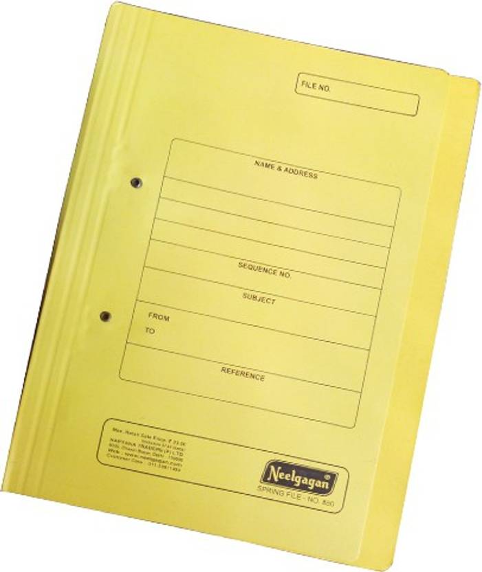 Flipkart.com | NEELGAGAN Polypropylene Office Record File - Office ...