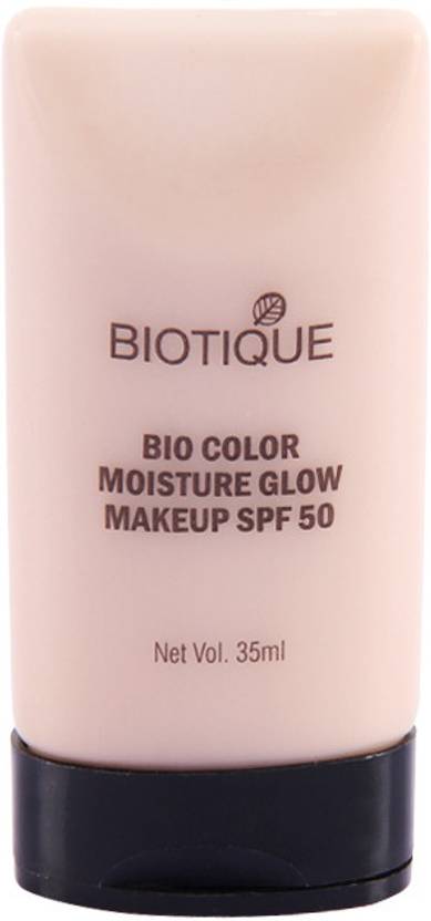 BIOTIQUE Bio Color Moisture Glow Makeup SPF 50 Foundation - Price in ...