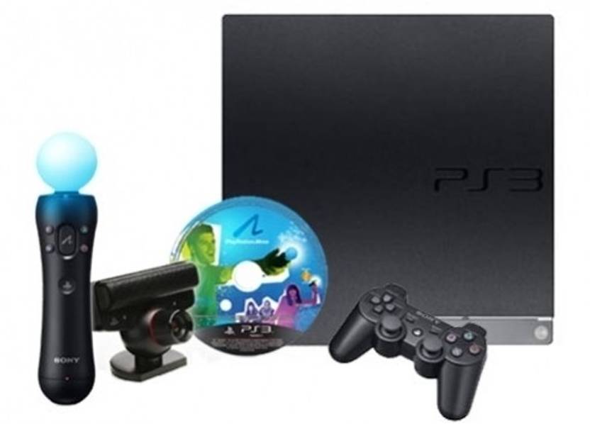 SONY PlayStation 3 (PS3) 320 GB with Move Starter Pack Price in India ...