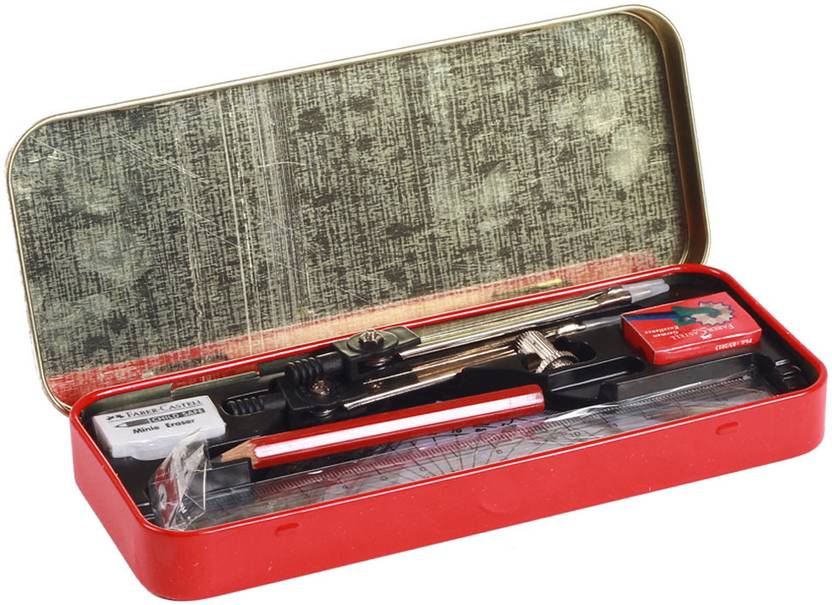 Flipkart.com | FABER-CASTELL Mathematical Instrument Box Geometry Box