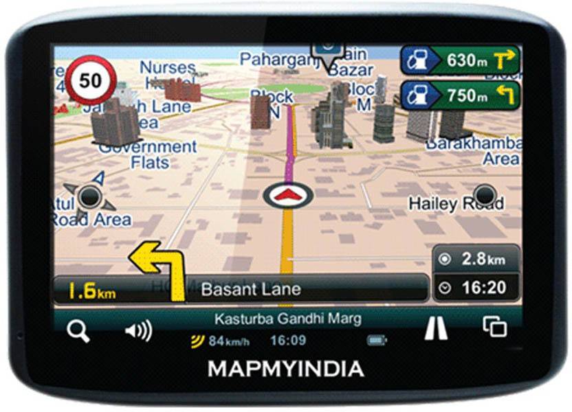 MapmyIndia LX356 -5inch 3D Touchscreen GPS Navigation Inbuilt Reverse ...