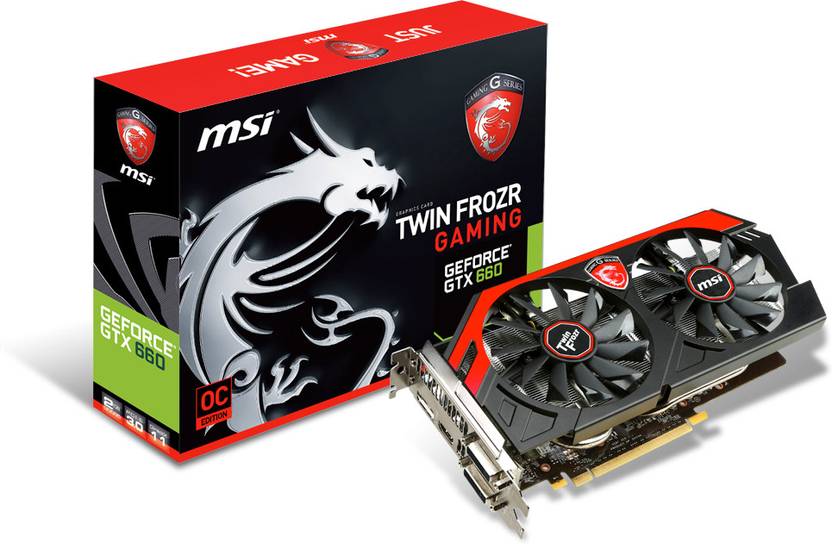 MSI NVIDIA N660 Gaming 2GD5/OC (GeForce GTX 660 Gaming) 2 GB GDDR5 ...