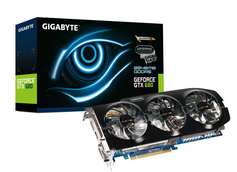 Gigabyte NVIDIA GeForce GTX 680 2GB GDDR5 GV-N680WF3-2GD Graphics Card ...
