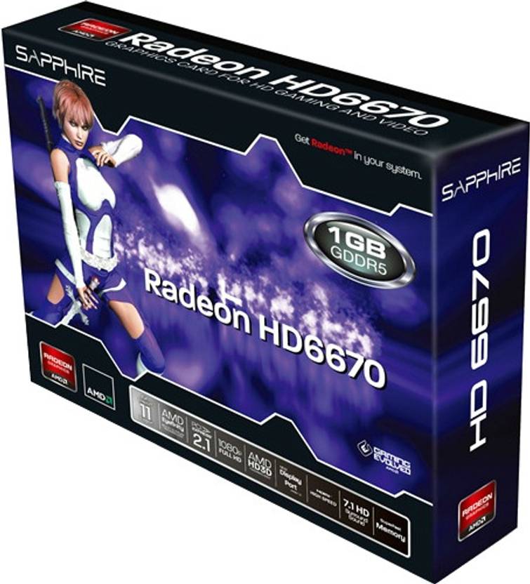 Sapphire AMD/ATI Radeon HD 6670 1GB DDR5 Graphics Card - Sapphire ... Sapphire AMD/ATI Radeon HD 6670 1GB DDR5 Graphics Card - Sapphire ...