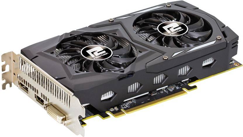 PowerColor AMD/ATI Radeon RX 460 4 GB GDDR5 Graphics Card - PowerColor ...