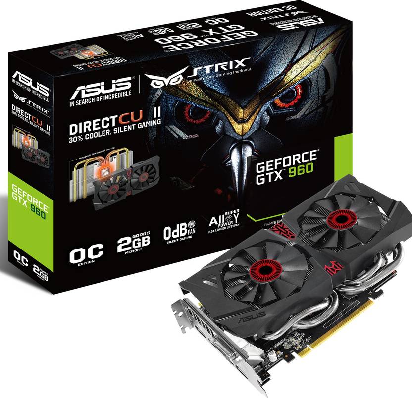 ASUS NVIDIA Geforce Gtx960 2 GB GDDR5 Graphics Card - ASUS : Flipkart.com